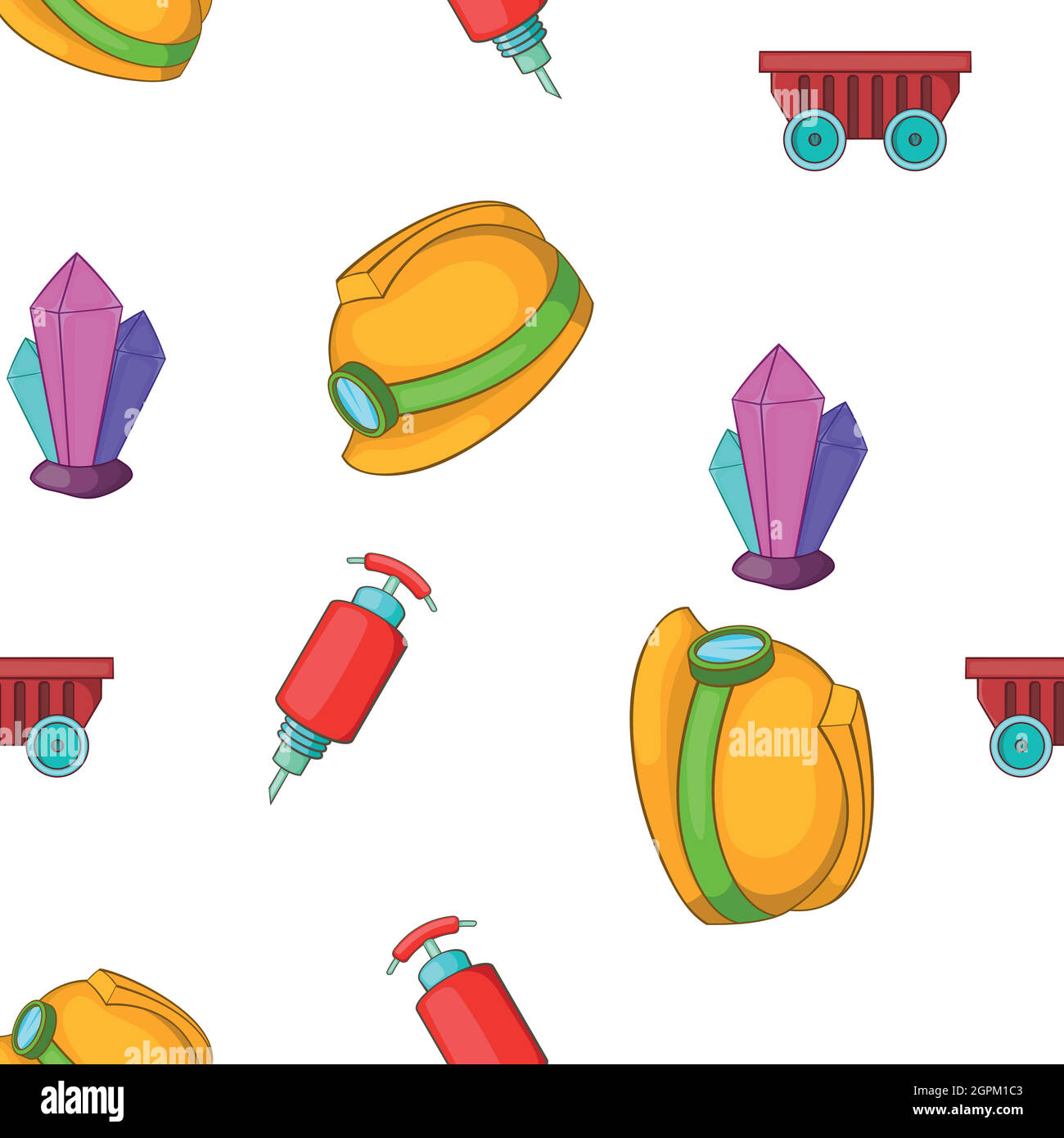 Cartoon mining background mine Stock Vector Images - Alamy