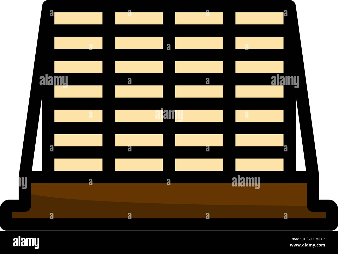 Metal construction wall Stock Vector Images - Alamy