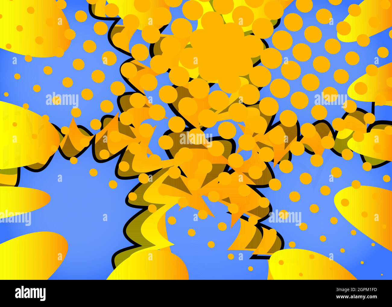 Abstract 90-s style comic book background Stock Vector Image & Art - Alamy