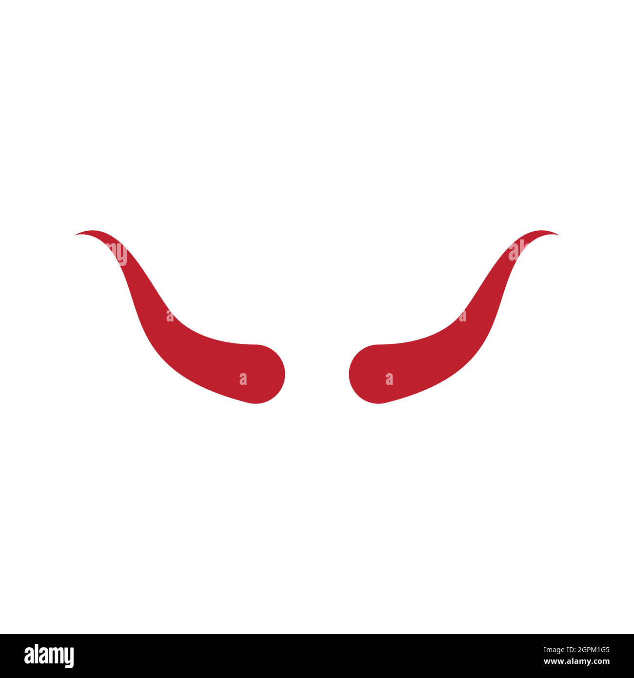 Devil horn Vector icon Stock Vector Image & Art - Alamy