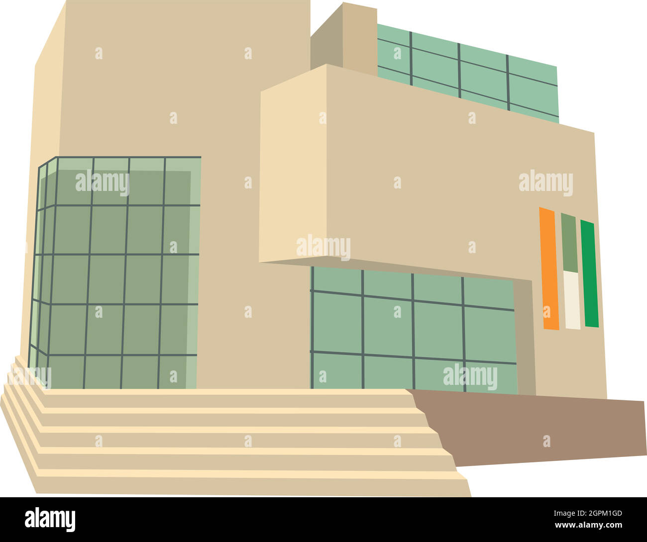 City building icon, cartoon style Stock Vector Image & Art - Alamy