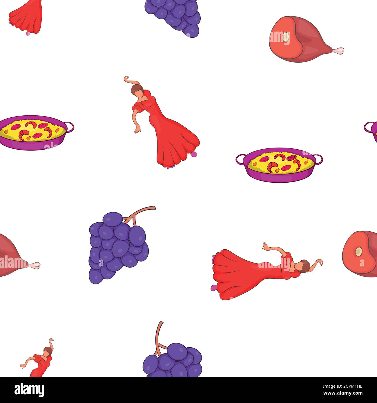 Spanish culture pattern hi-res stock photography and images - Alamy