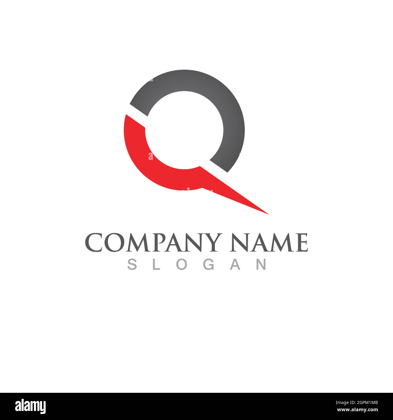 Q letter logo and symbol vector image Stock Vector Image & Art - Alamy