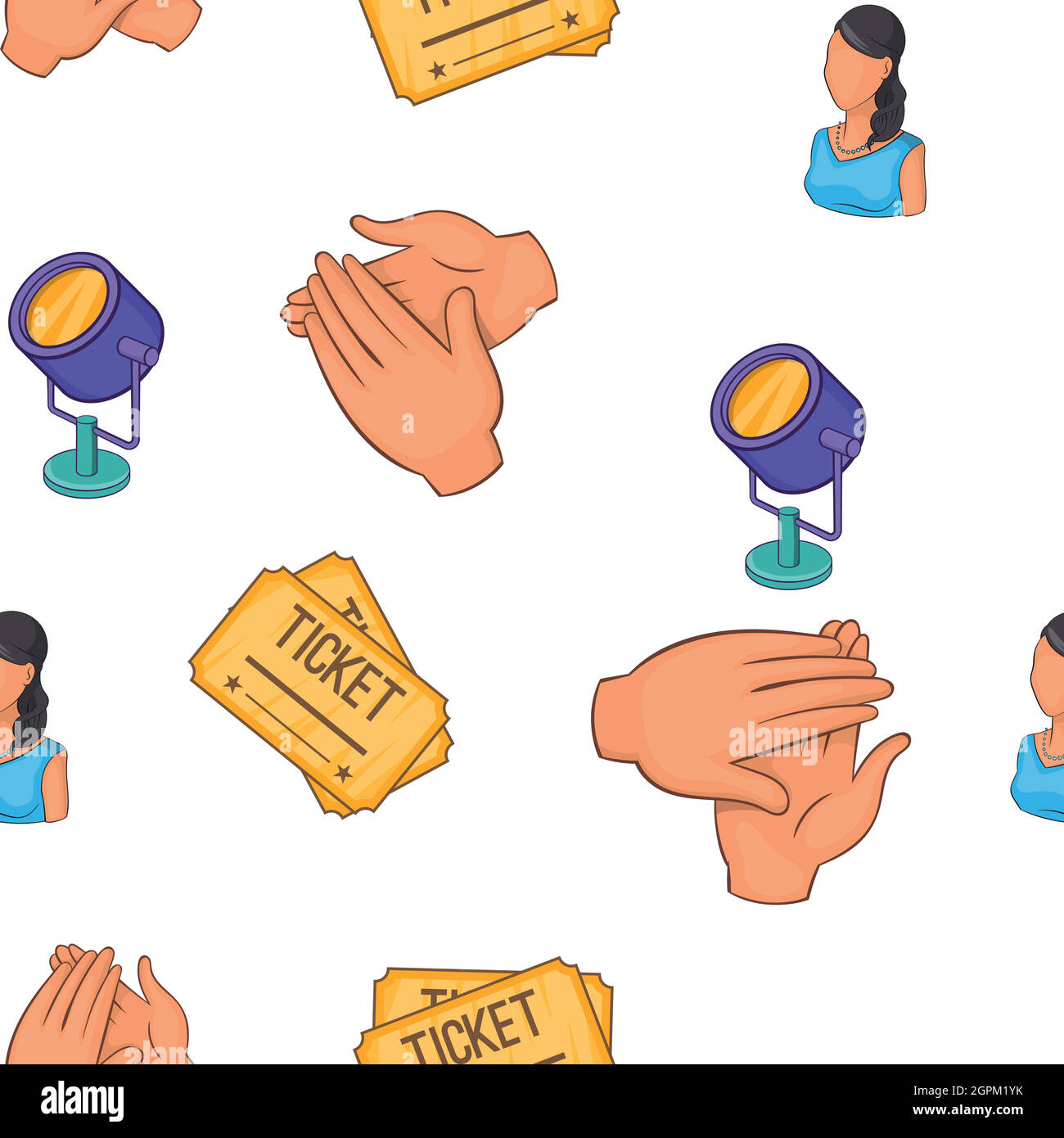 Theater stage cartoon hi-res stock photography and images - Alamy