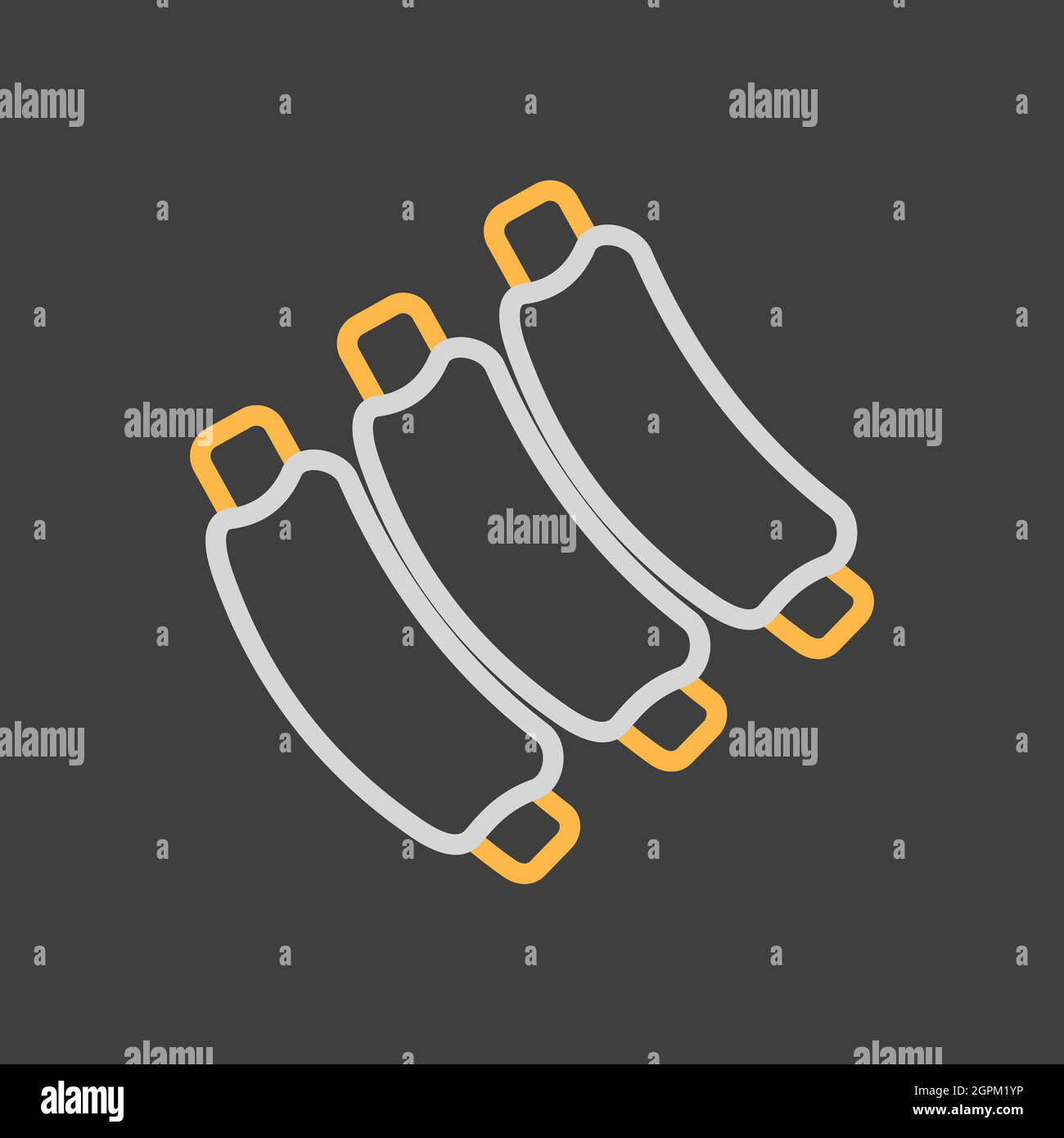 Ribs vector icon food meat. Barbecue and bbq grill Stock Vector Image ...