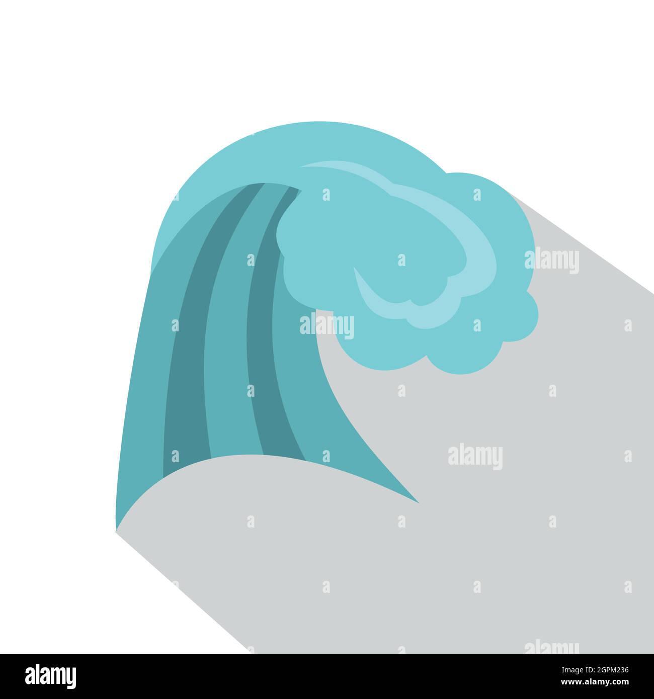 Ocean wave icon, cartoon style Stock Vector Image & Art - Alamy