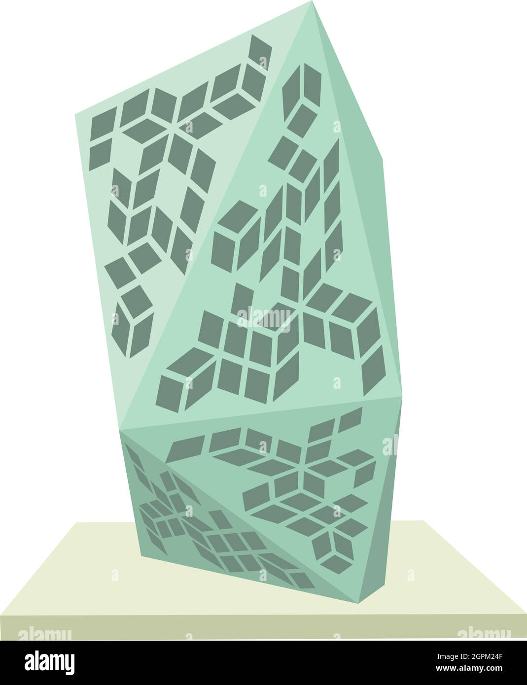 Glass building icon, cartoon style Stock Vector Image & Art - Alamy