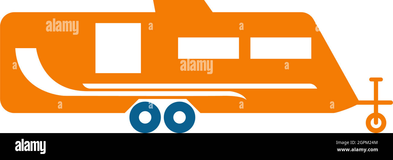 Simple caravan mobile icon logo design vector Stock Vector Image & Art ...