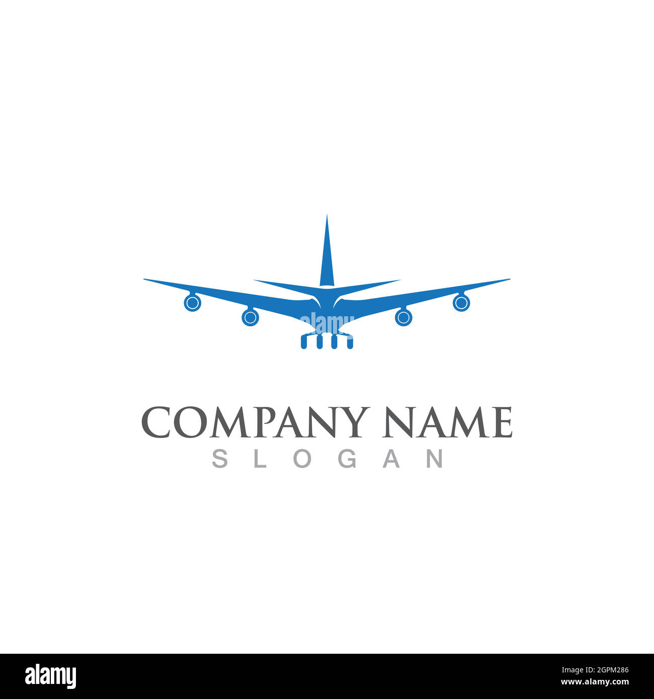 Aeroplane logo icon vector illustration template Stock Vector Image ...