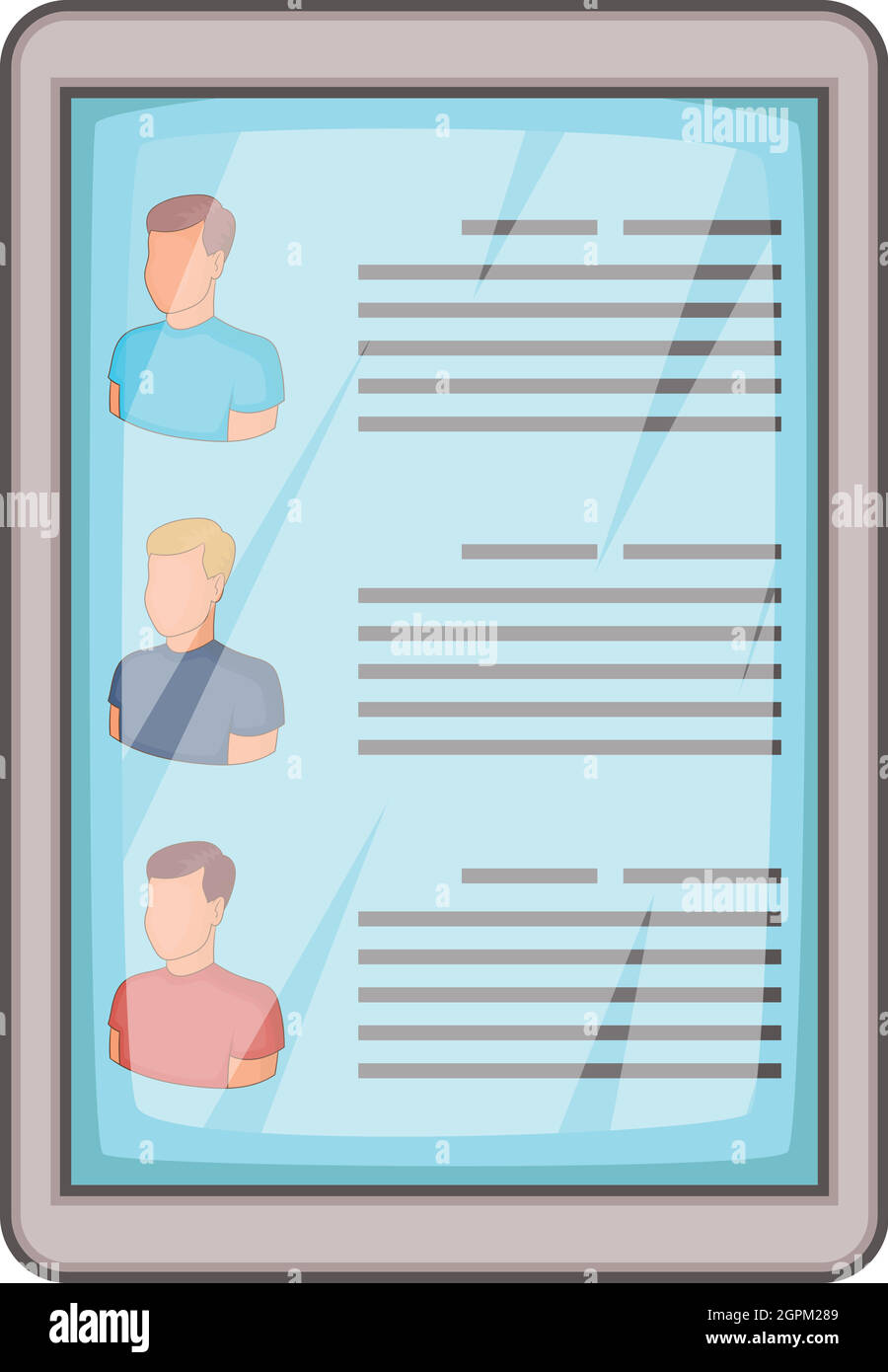 Searching resume icon, cartoon style Stock Vector Image & Art - Alamy