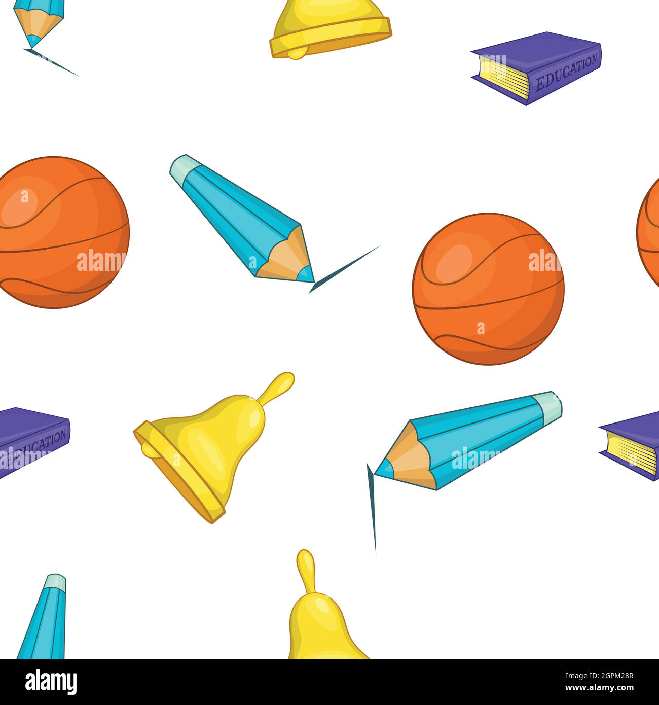 Education supplies concept Stock Vector Images - Alamy