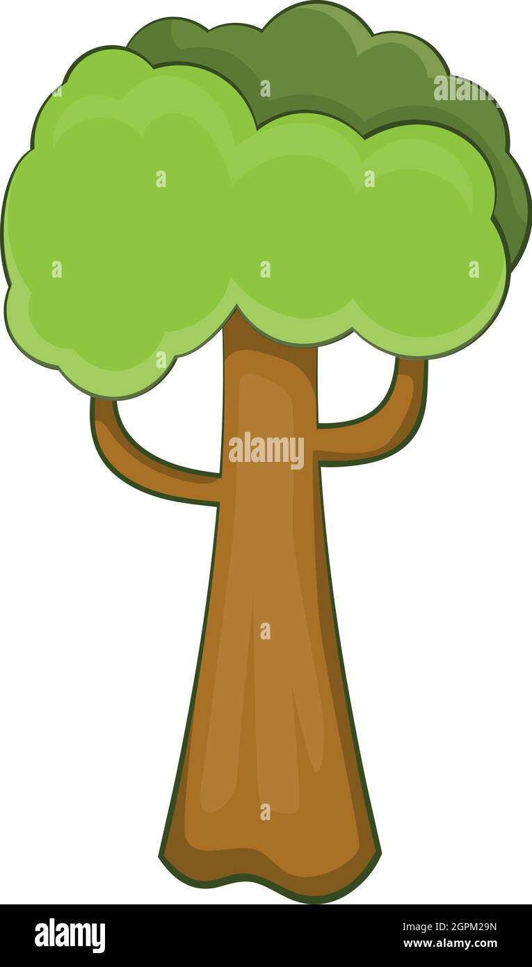 Big tree icon, cartoon style Stock Vector Image & Art - Alamy