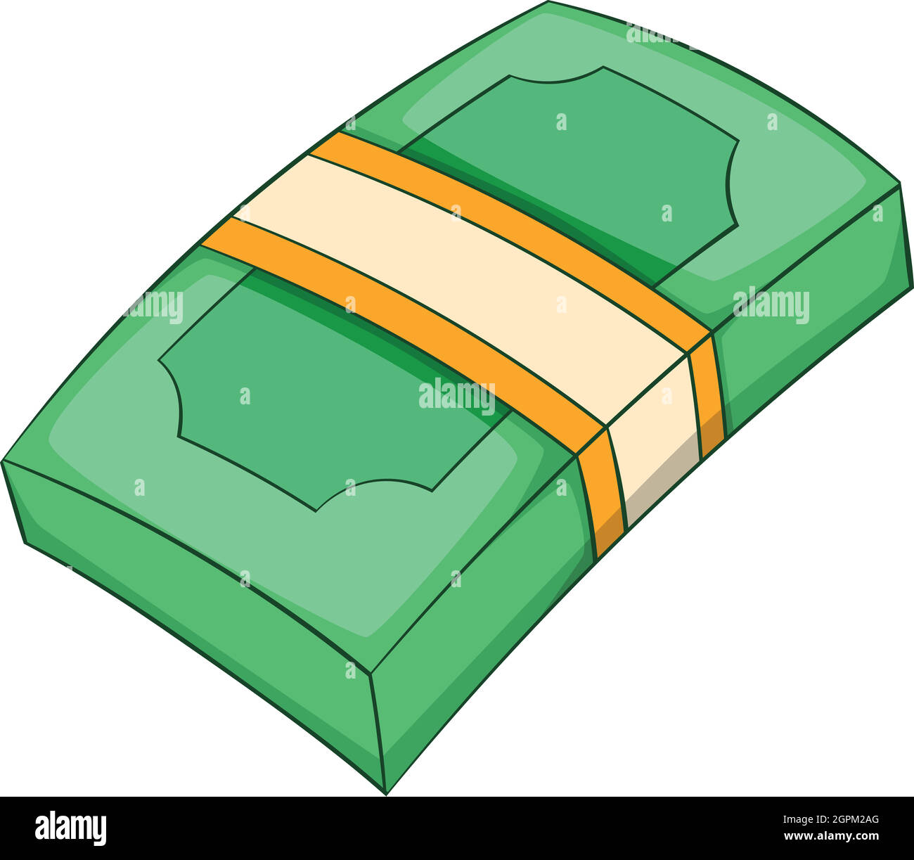 Money pack icon, cartoon style Stock Vector Image & Art - Alamy