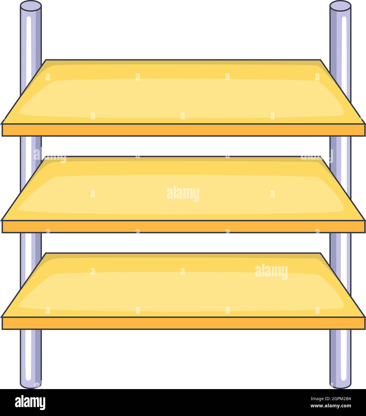 Shop shelves icon, cartoon style Stock Vector Image & Art - Alamy