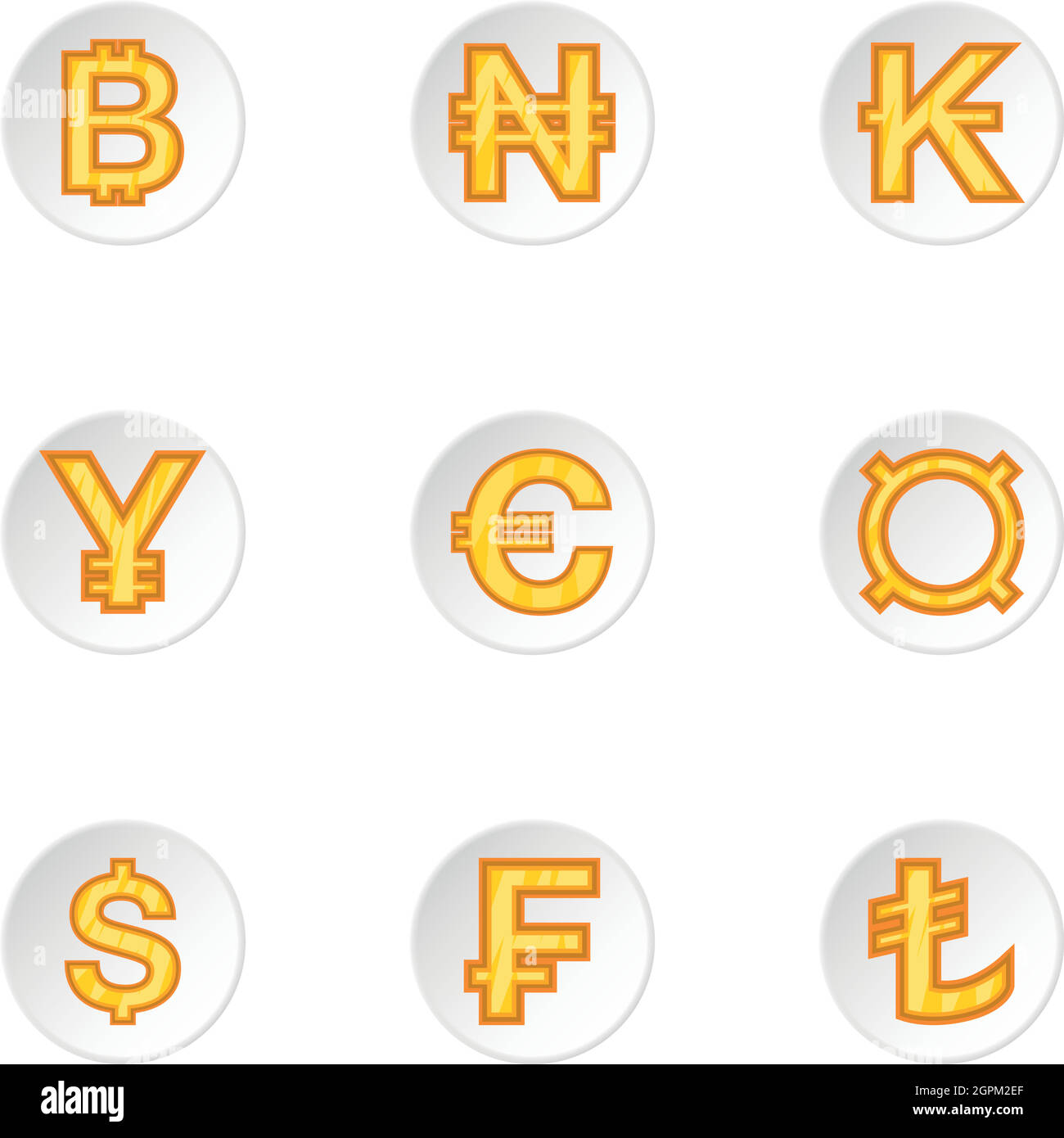 Currency icons set, cartoon style Stock Vector Image & Art - Alamy
