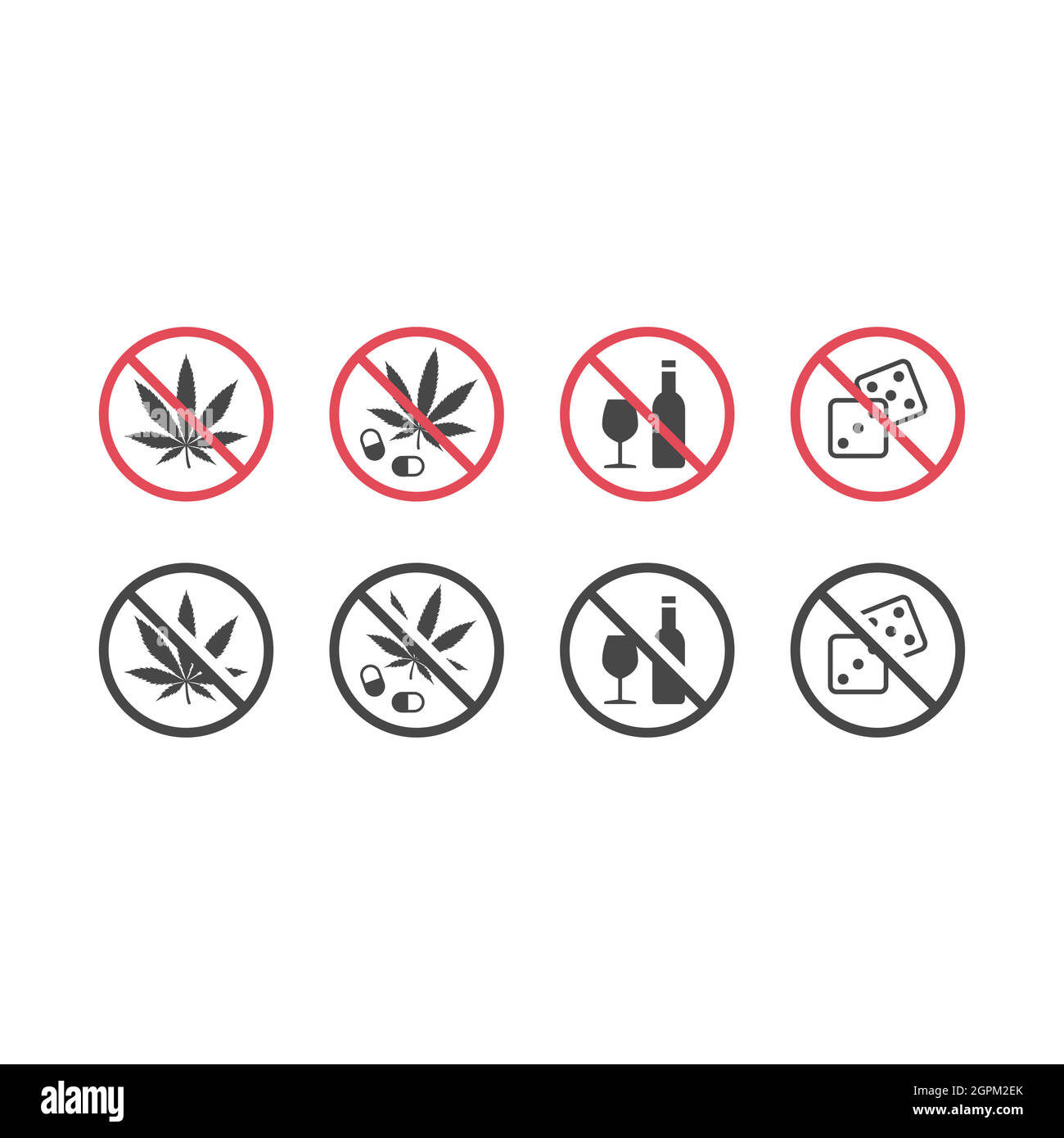 Drugs warning sign hi-res stock photography and images - Alamy