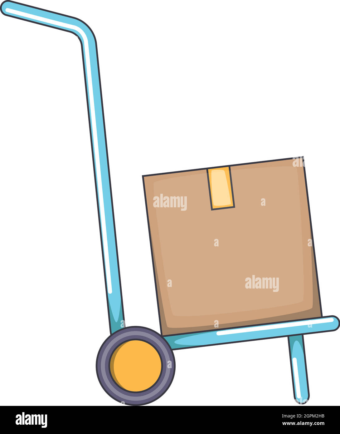 Warehouse trolley icon, cartoon style Stock Vector Image & Art - Alamy