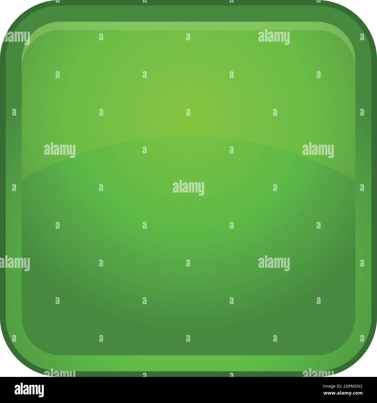 Green button icon, cartoon style Stock Vector Image & Art - Alamy