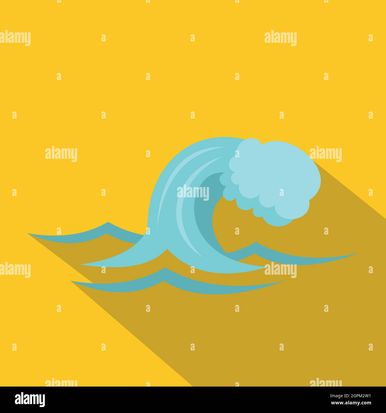 Small wave icon, cartoon style Stock Vector Image & Art - Alamy