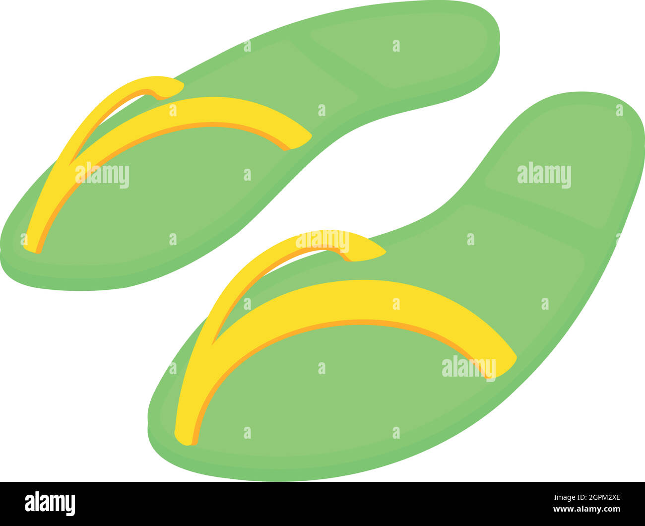 Flip flop icon, cartoon style Stock Vector Image & Art - Alamy