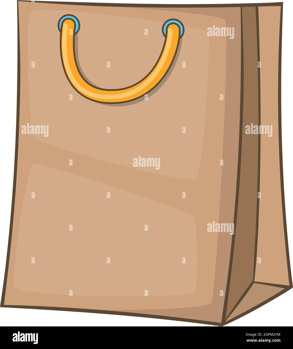 Shopping bag icon, cartoon style Stock Vector Image & Art - Alamy