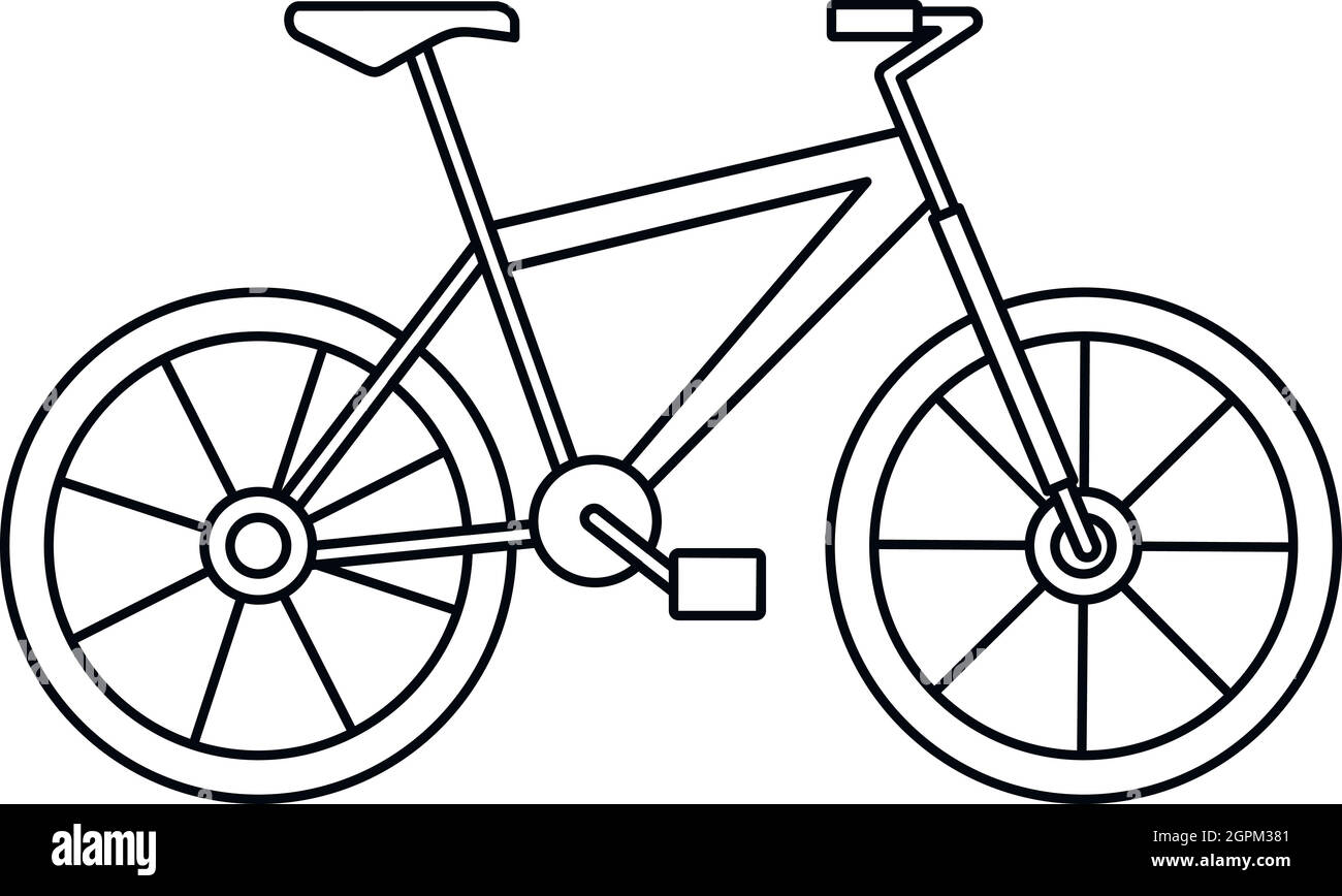 Chain outline icon thin Stock Vector Images - Alamy