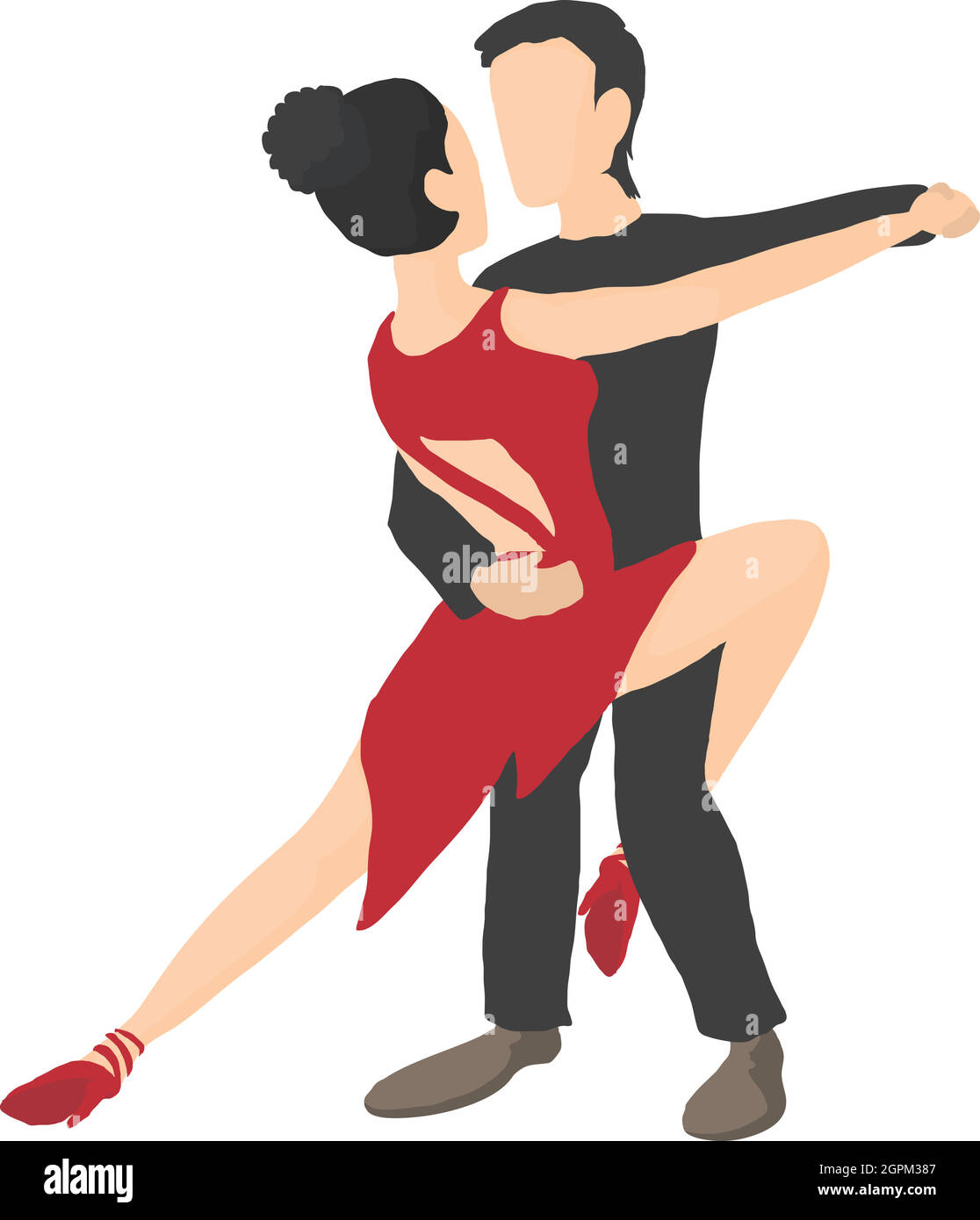 Tango icon, cartoon style Stock Vector Image & Art - Alamy