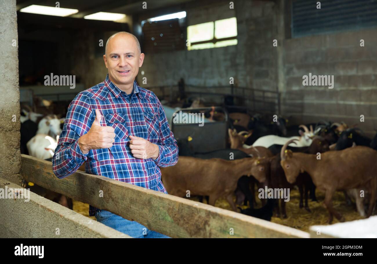 Confident man owner dairy hi-res stock photography and images - Alamy