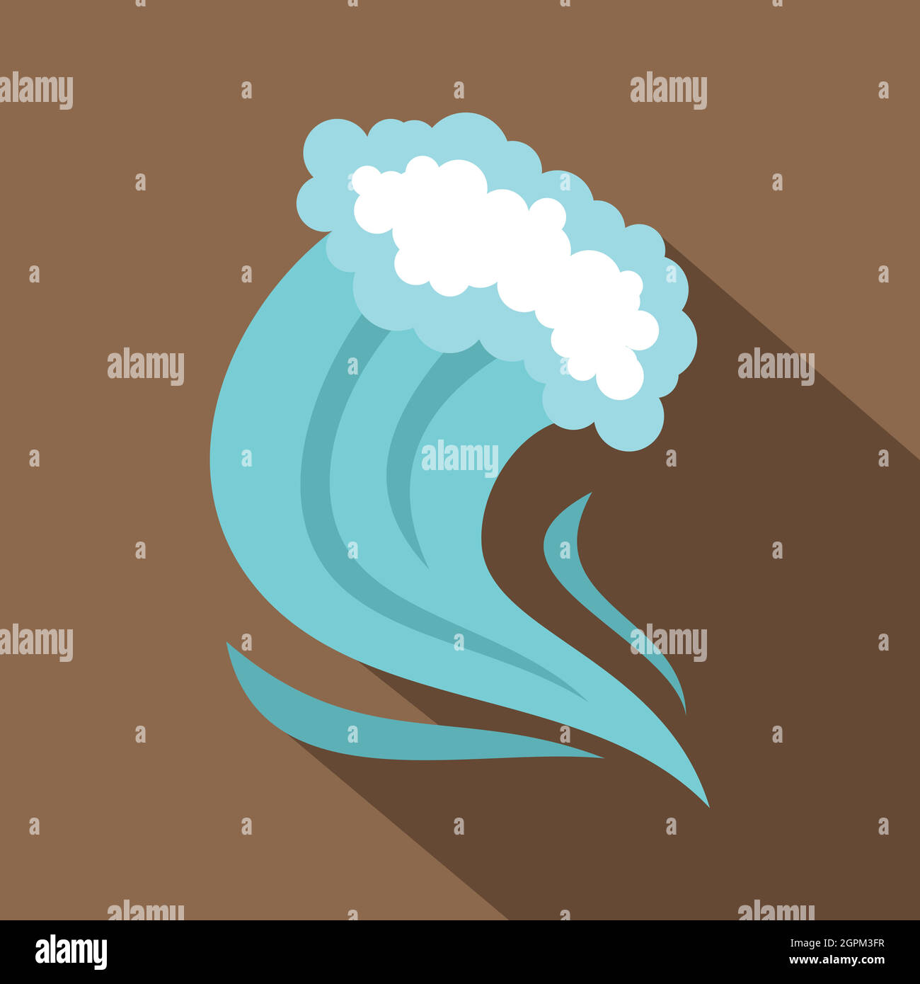 Tsunami icon, cartoon style Stock Vector Image & Art - Alamy