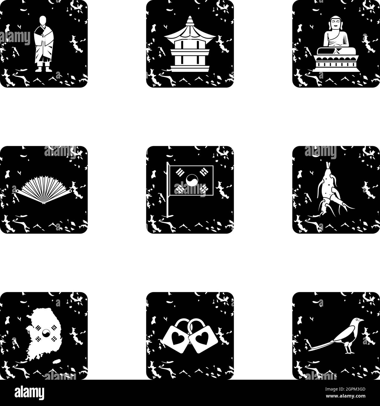 Ginger icon in black Stock Vector Images - Alamy