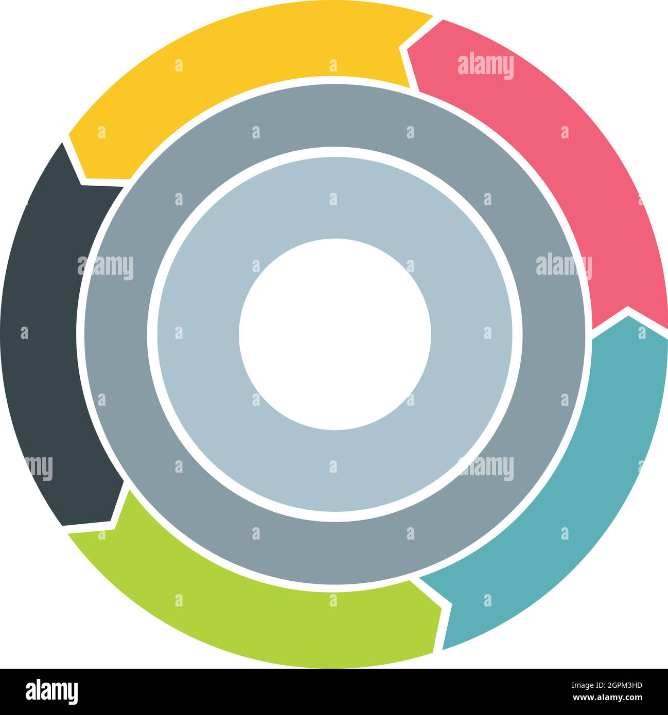 Colorful circle icon, flat style Stock Vector Image & Art - Alamy