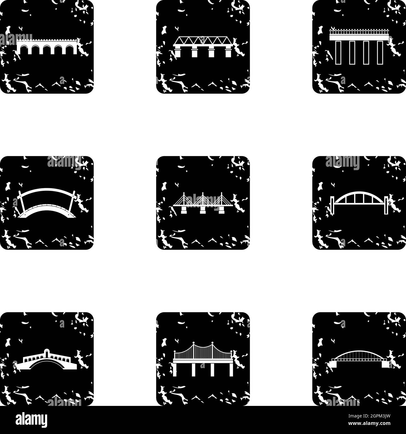 Highway river crossing Stock Vector Images - Alamy