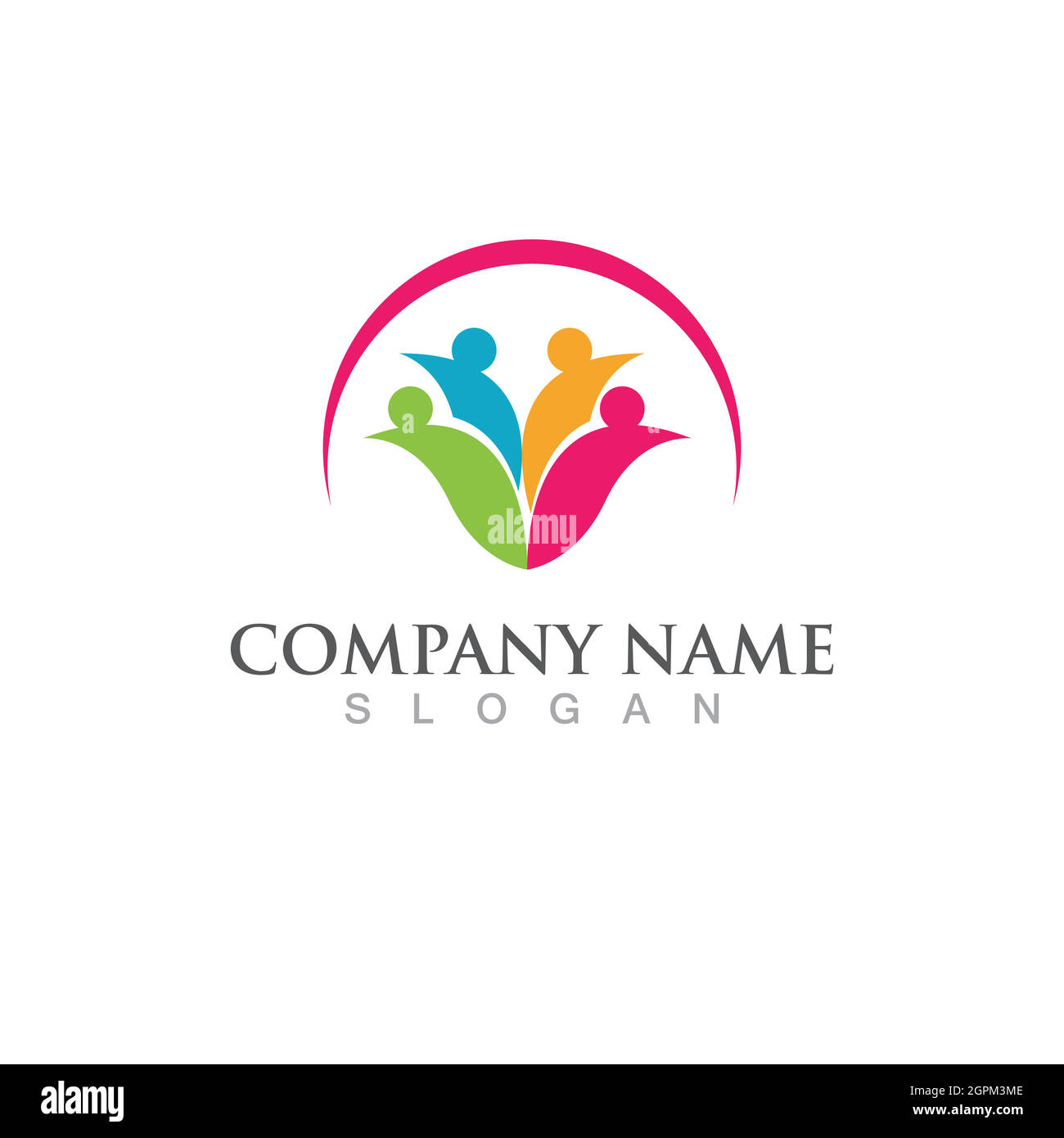 Family care health logo vector Stock Vector Image & Art - Alamy