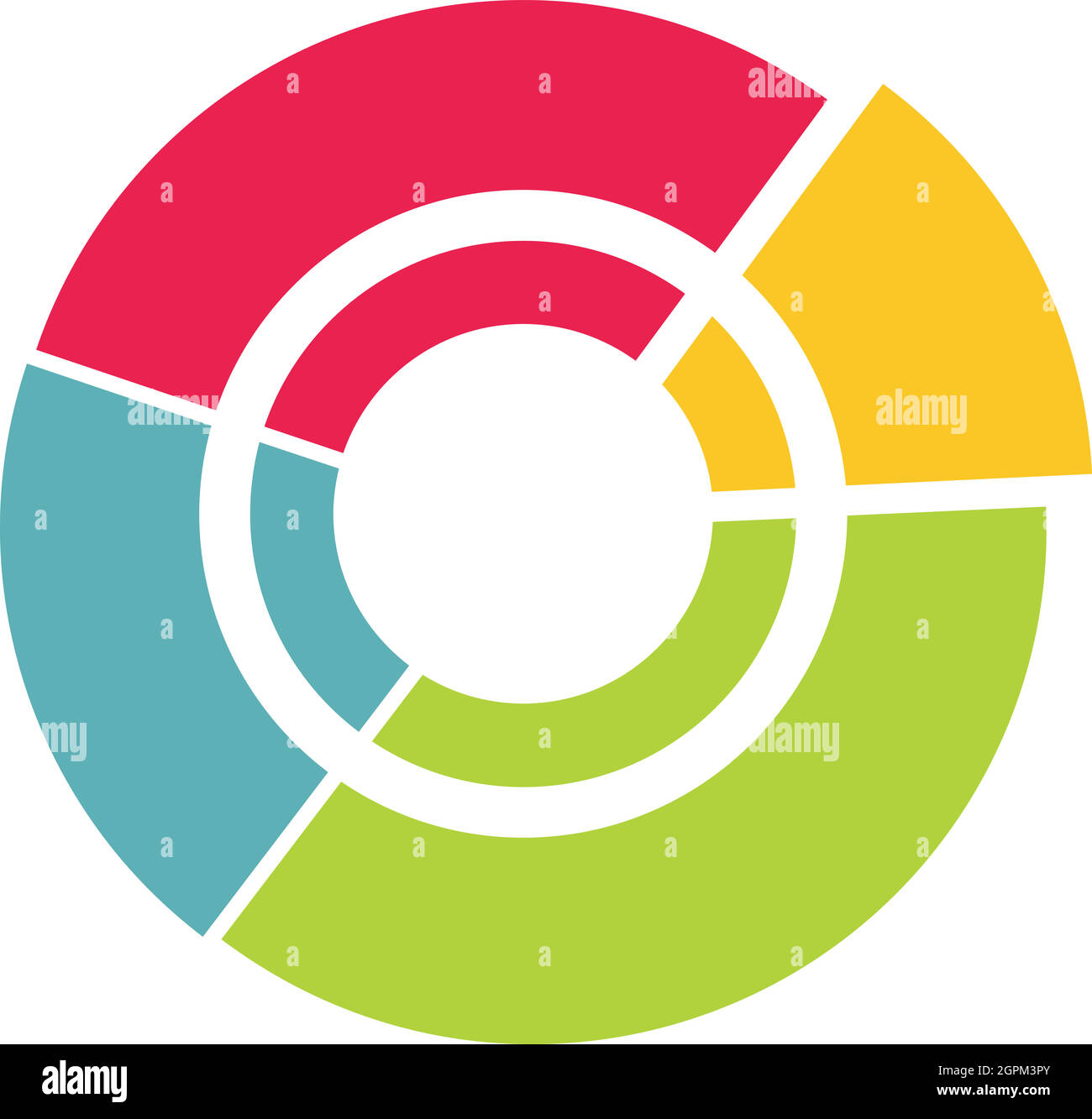 Big circle icon, flat style Stock Vector Image & Art - Alamy