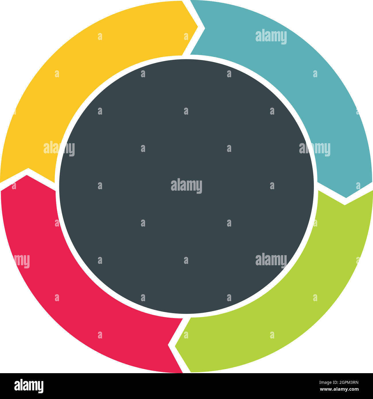 Gray circle icon, flat style Stock Vector Image & Art - Alamy