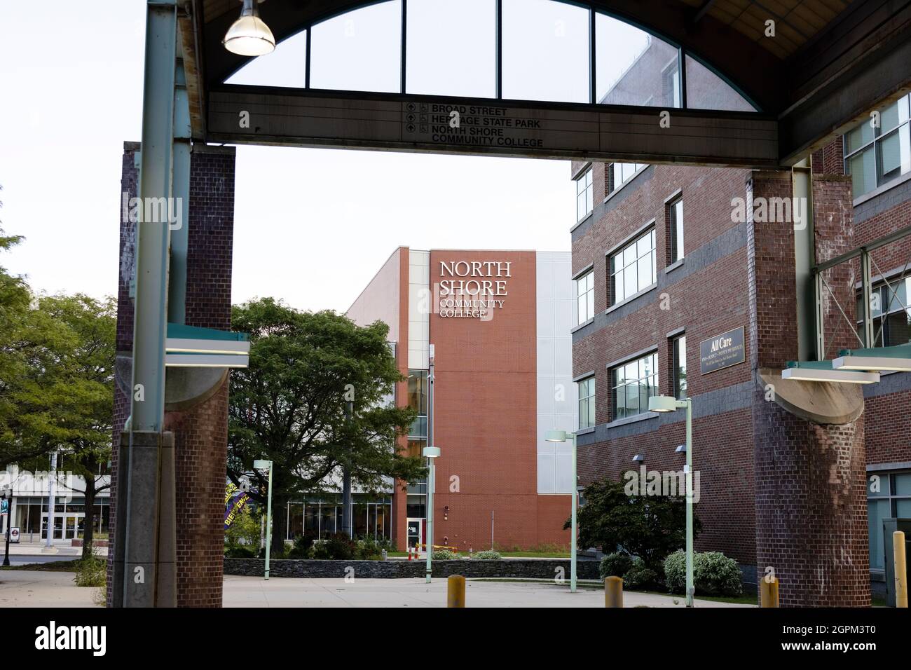 North Shore Community College building on Broad Street in downtown Lynn ...