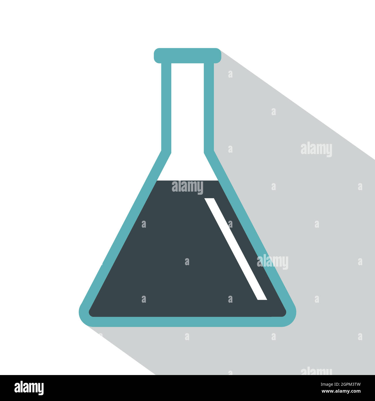 Conical flask Stock Vector Images - Alamy