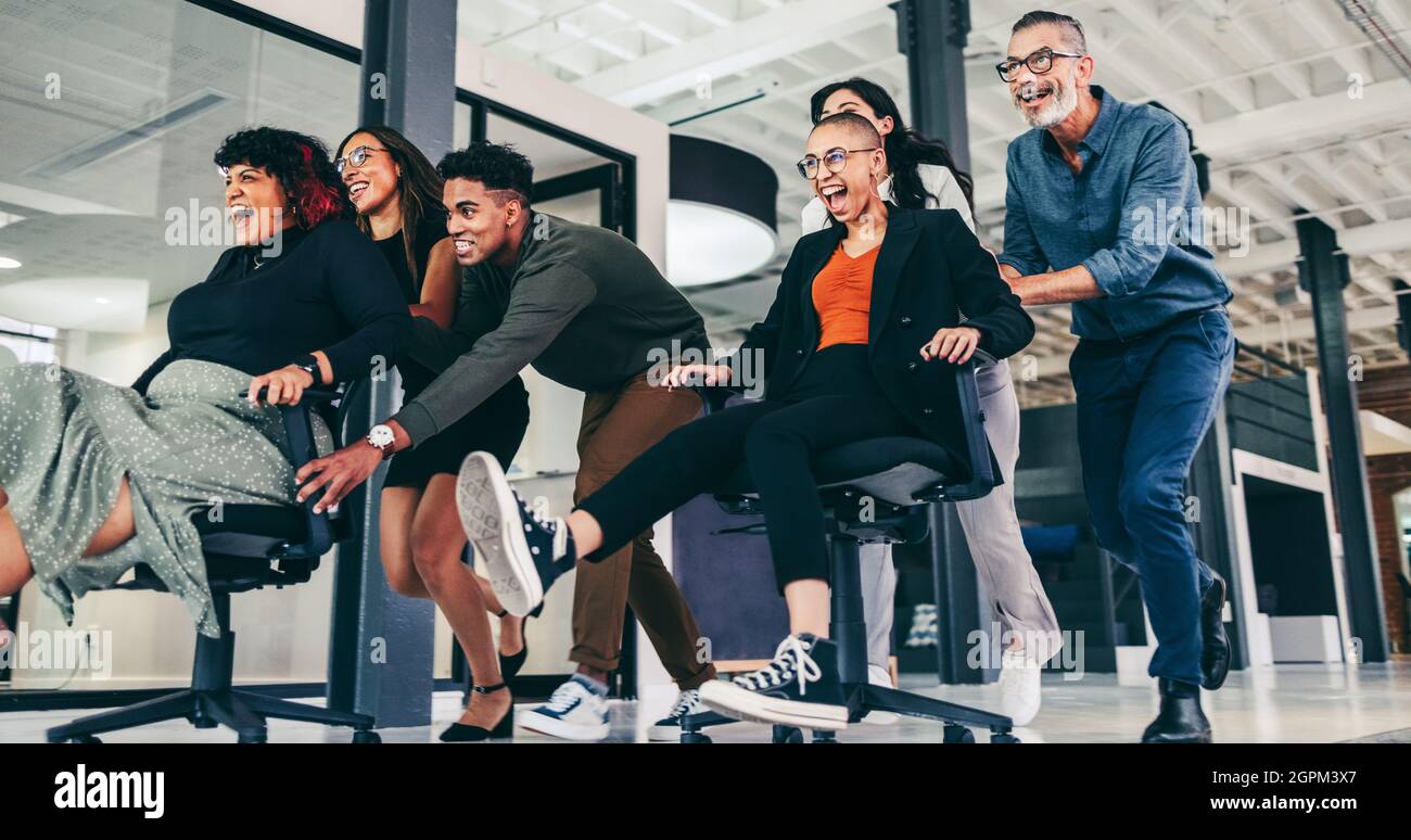 People Pushing Each Other