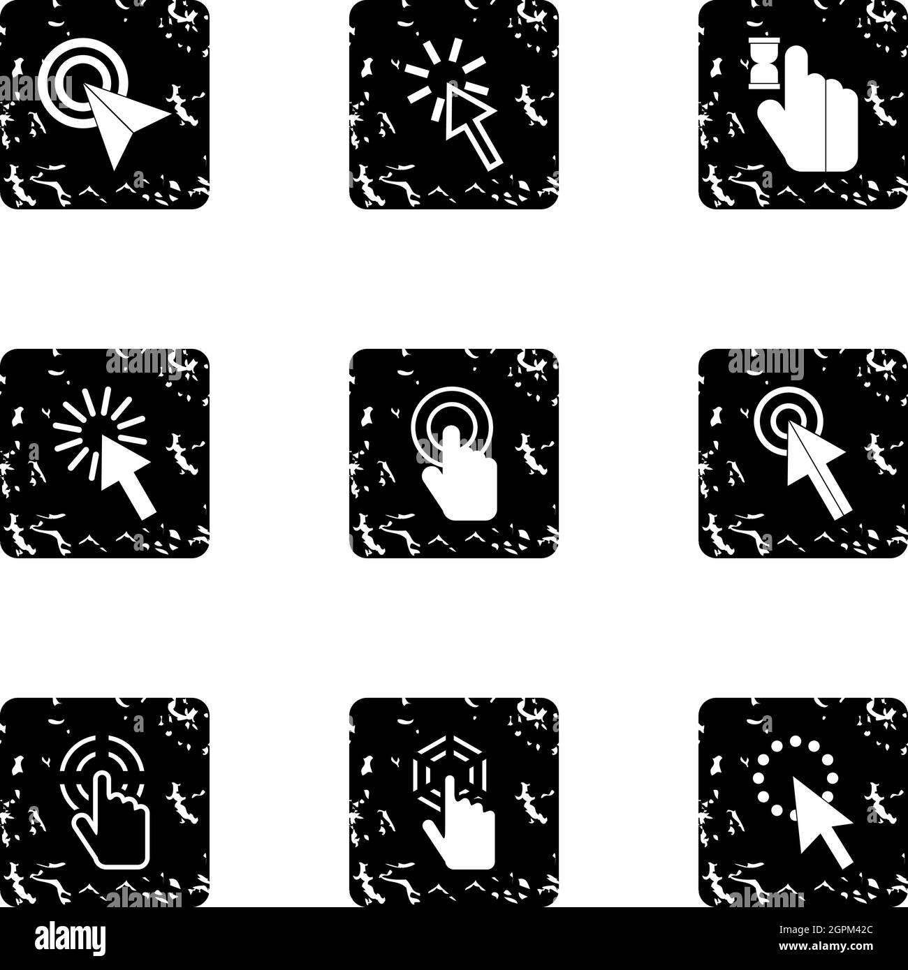 Pointer computer black Stock Vector Images - Alamy