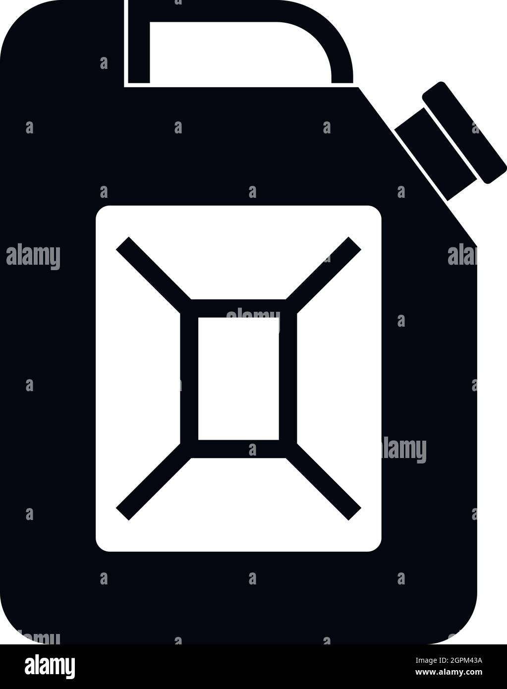 Jerrycan icon, simple style Stock Vector Image & Art - Alamy