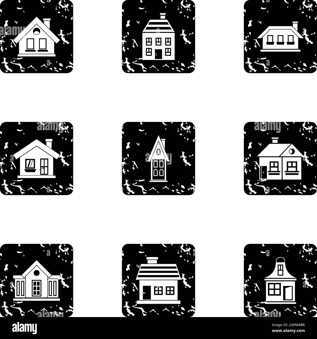 Residence facade Stock Vector Images - Alamy