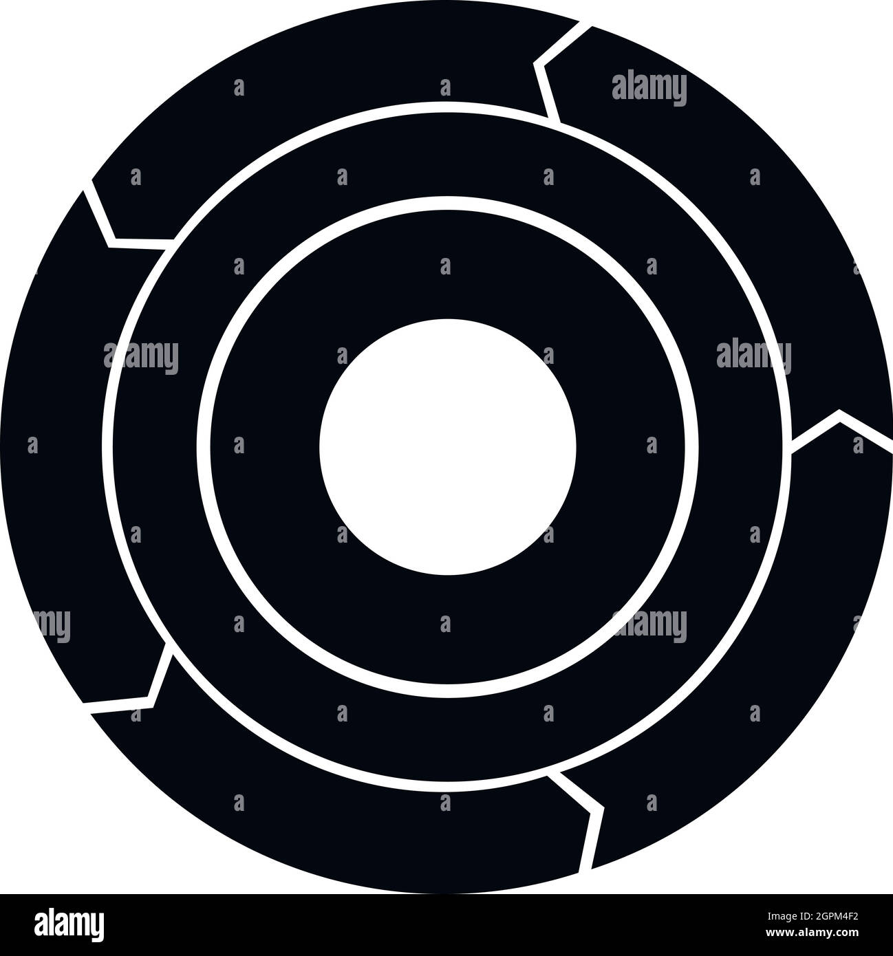 Arrows icon simple element hi-res stock photography and images - Alamy
