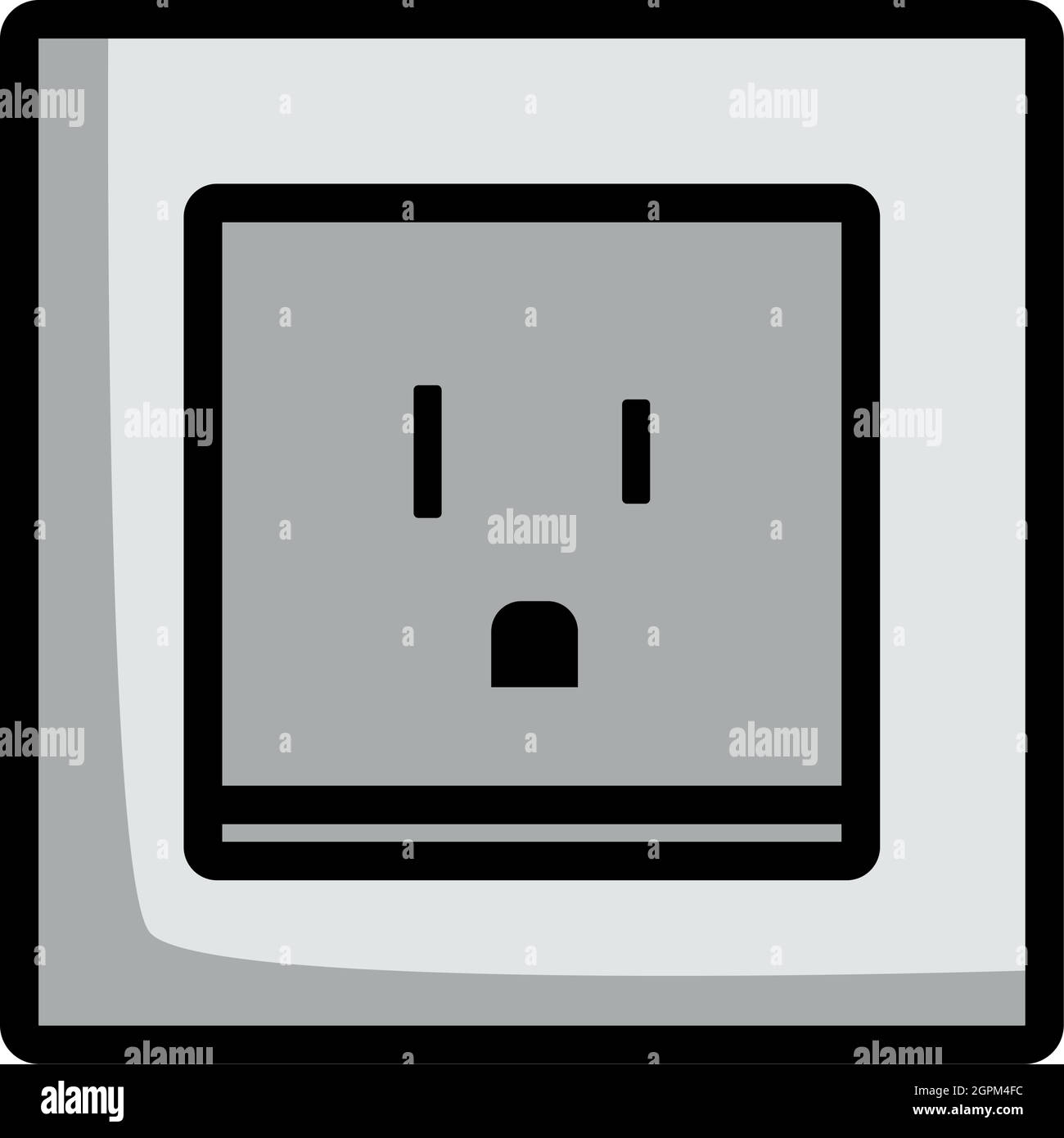 USA Electrical Socket Icon Stock Vector Image & Art - Alamy