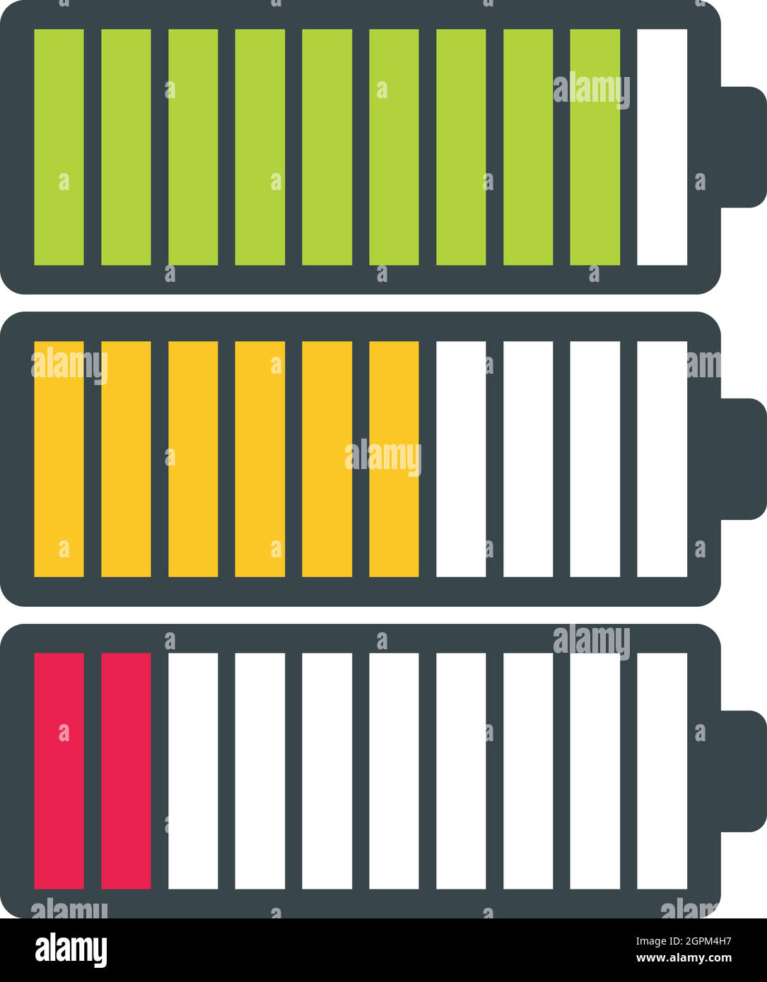 Battery infographics, flat style Stock Vector Image & Art - Alamy