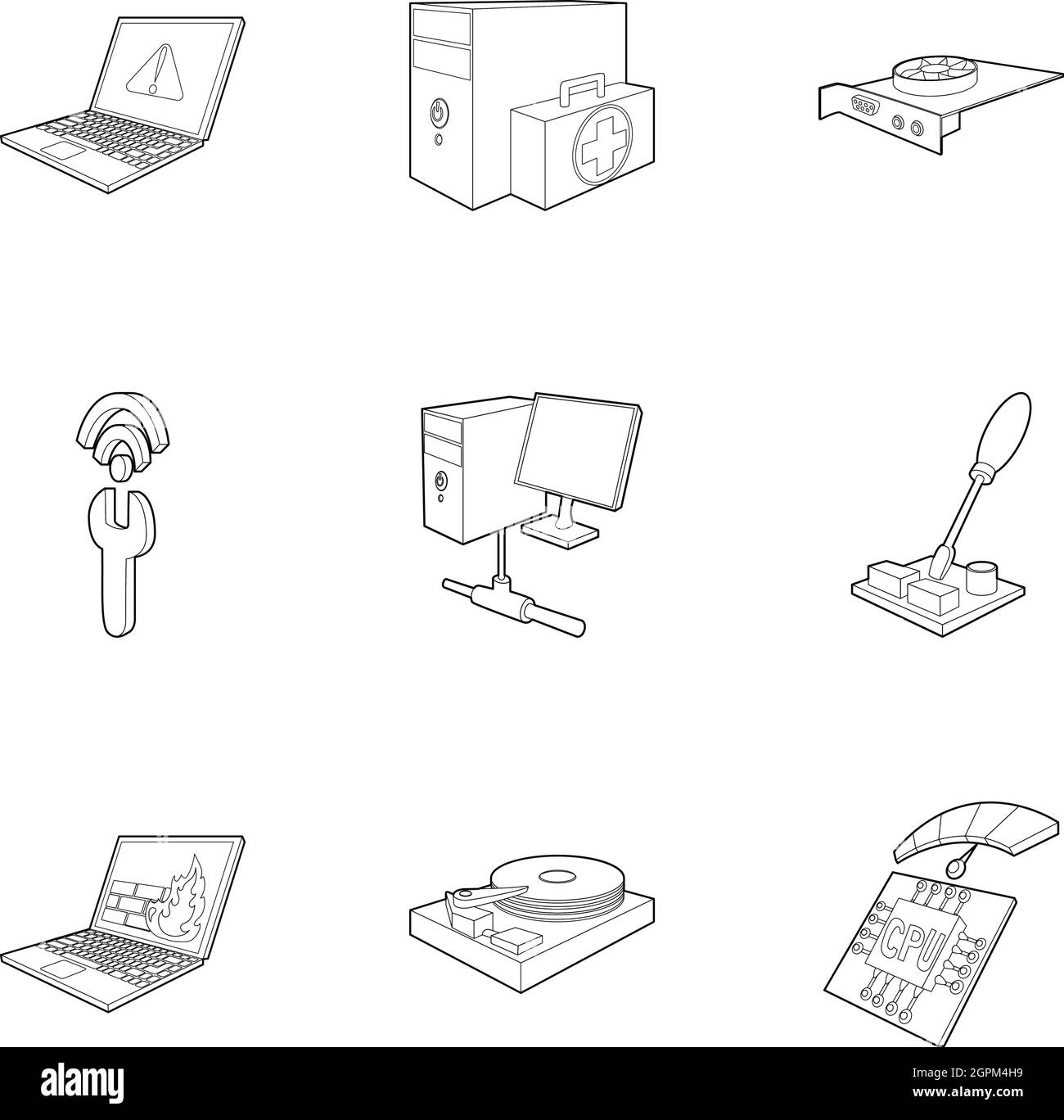 Treatment hub Stock Vector Images - Alamy