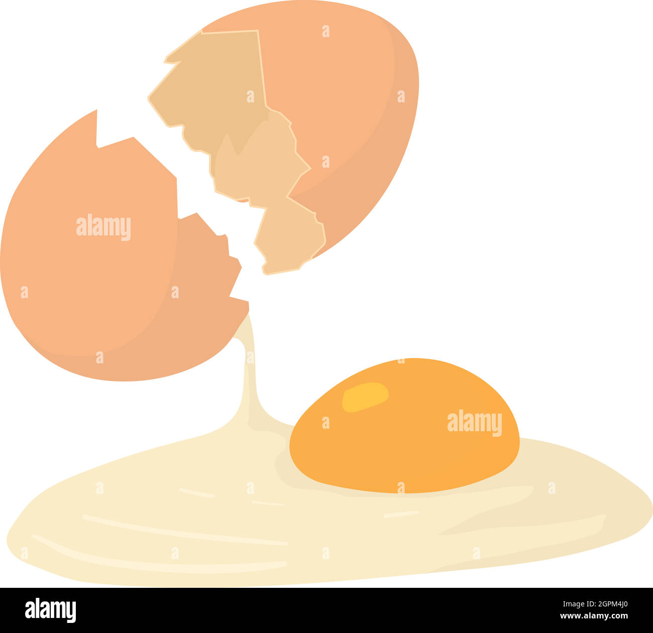 Egg icon, cartoon style Stock Vector Image & Art - Alamy