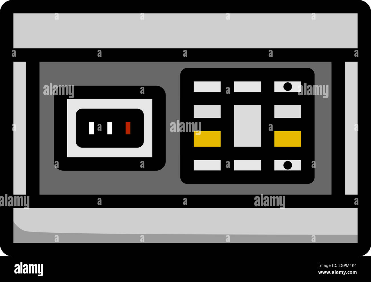 Circuit Breakers Box Icon Stock Vector Image & Art - Alamy