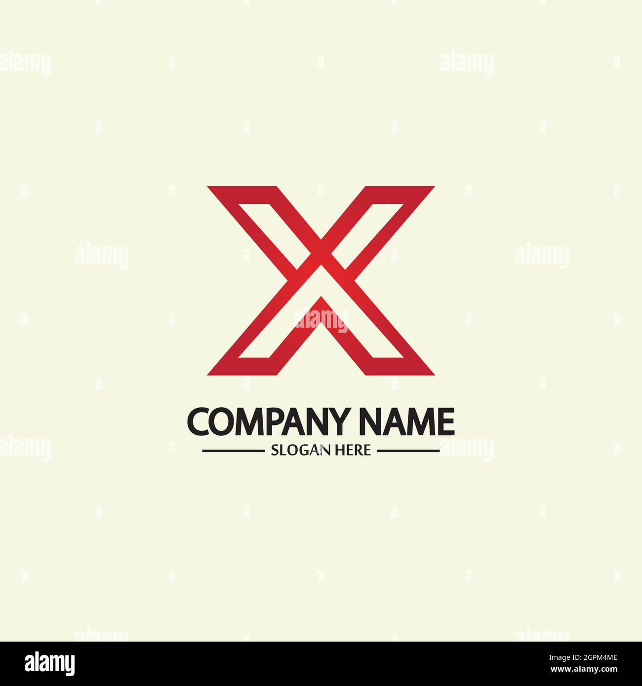 Red logo letter flying hi-res stock photography and images - Alamy