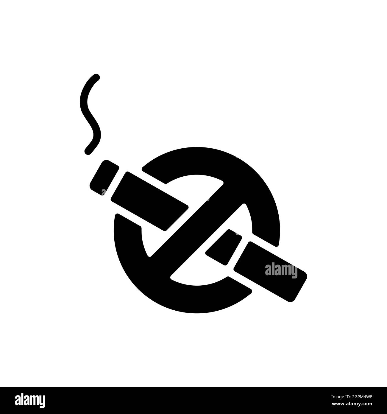 No smoking sign vector Stock Vector Images - Alamy