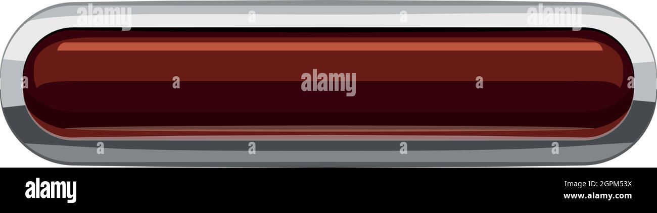 Chocolate rectangular button icon, cartoon style Stock Vector Image ...